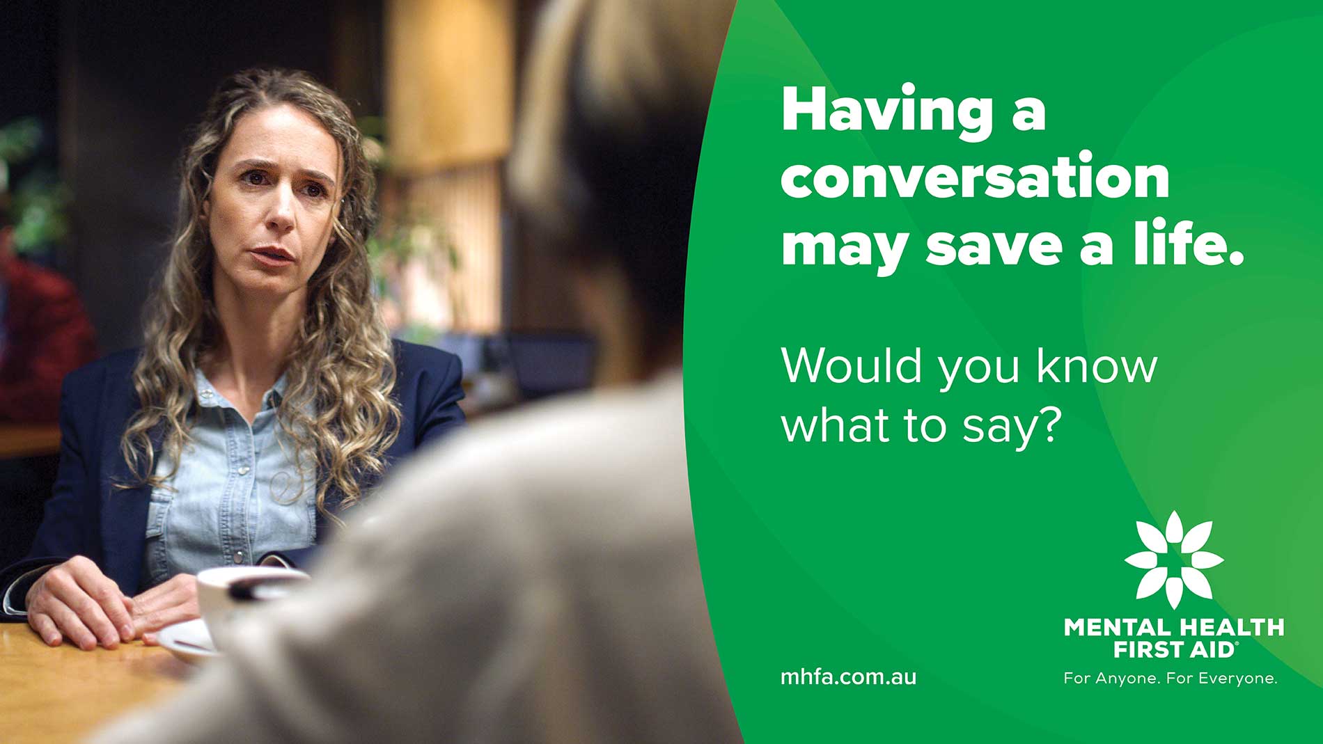 Would You Know What to Say? - Mental Health First Aid Australia